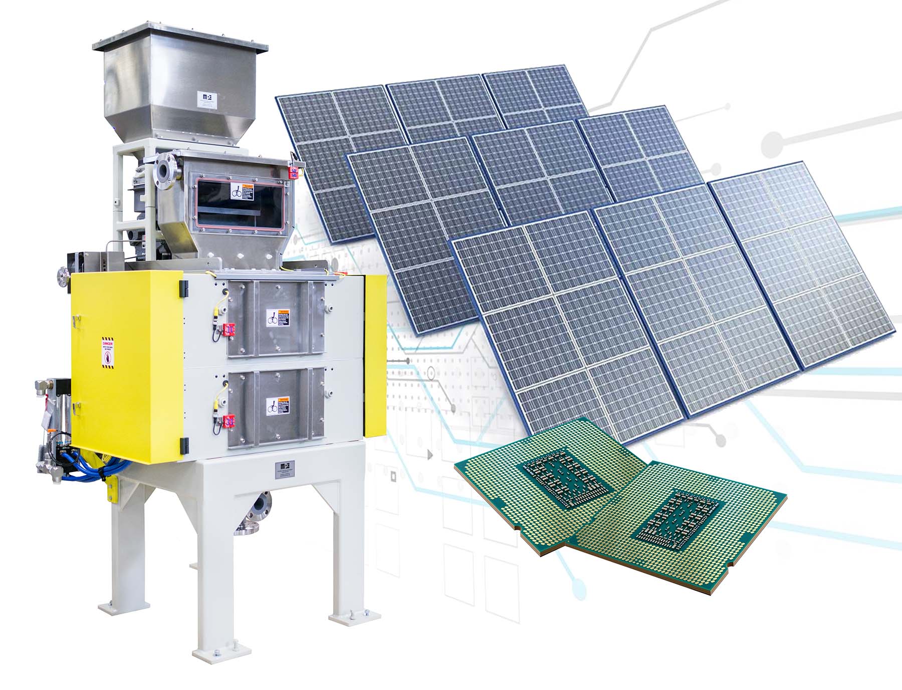 Broyage du silicium de haute pureté - Équipement de traitement moderne