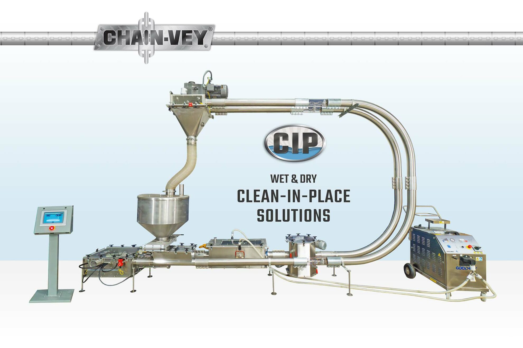 New Dry/Wet CIP Chain-Vey Unveiled - Modern Process Equipment